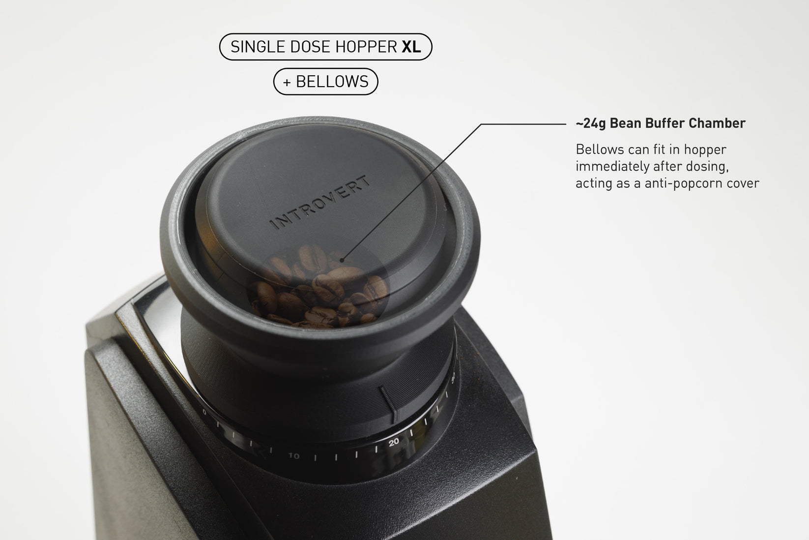 Baratza Encore / ESP Single Dose Hopper & Optional Bellows Combo ...