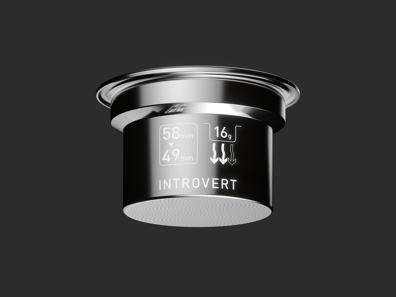 58mm to 49mm Step-Down Portafilter Basket – INTROVERT